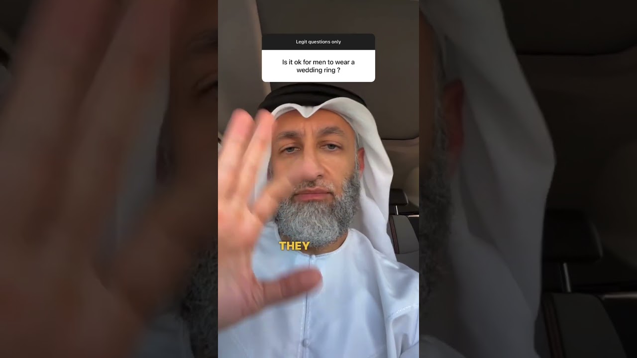 Do Muslims Wear Wedding Bands - Religious Question